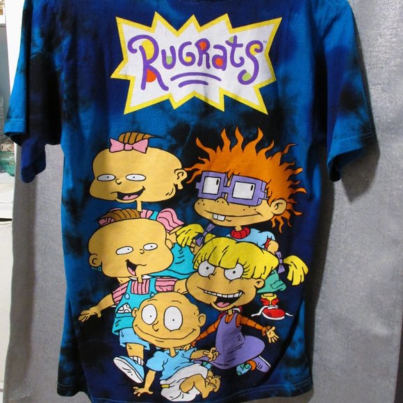 Nickelodeon | Tops | Rugrats Blue Tiedye Graphic Tee | Poshmark